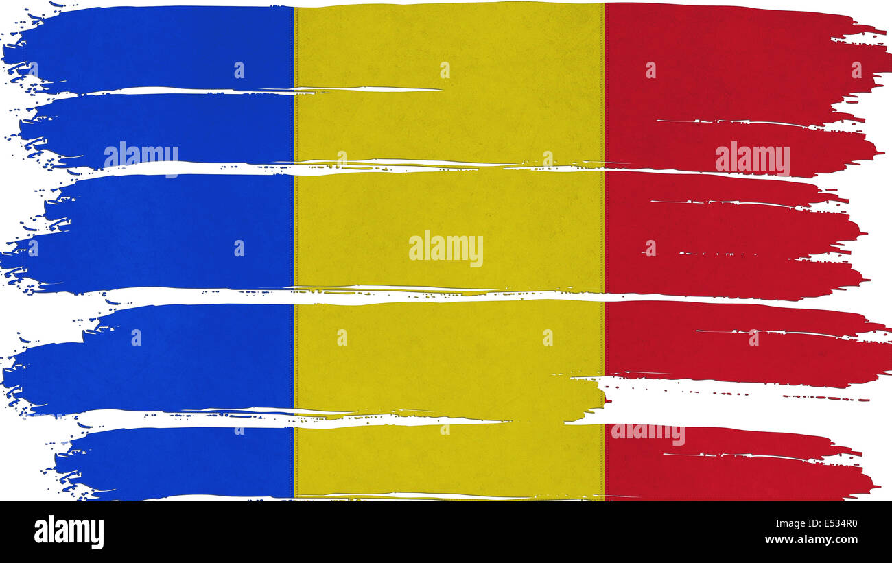 Chad Flag tinted horizontal texture Stock Photo - Alamy