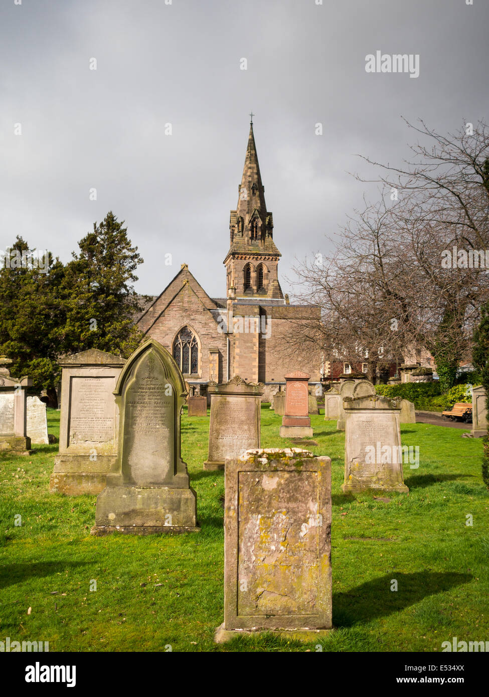 Old burial ground in Perth Stock Photo - Alamy
