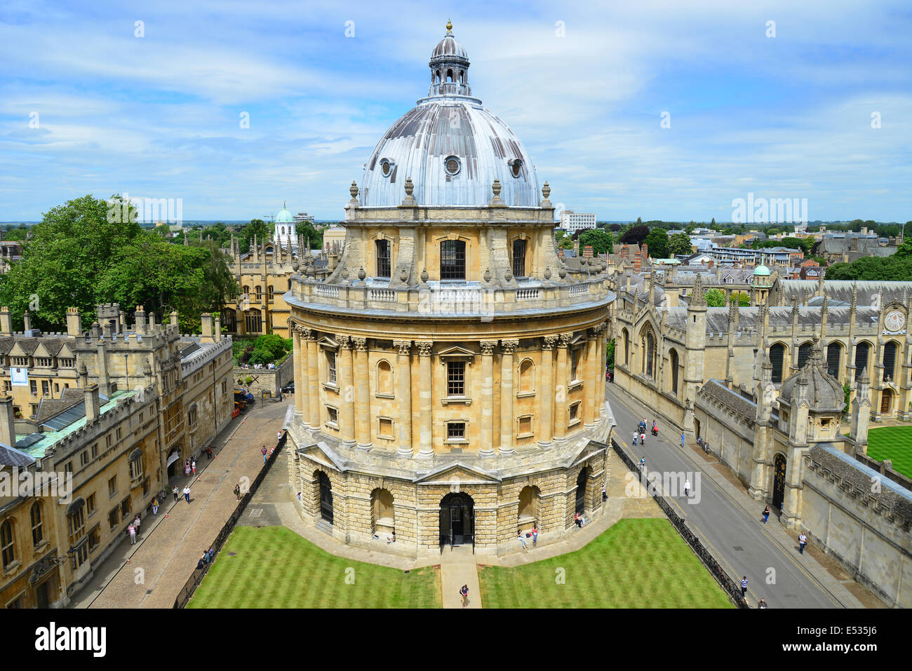 The Radcliffe Camera from The Church of St.Mary the Virgin, Radcliffe ...