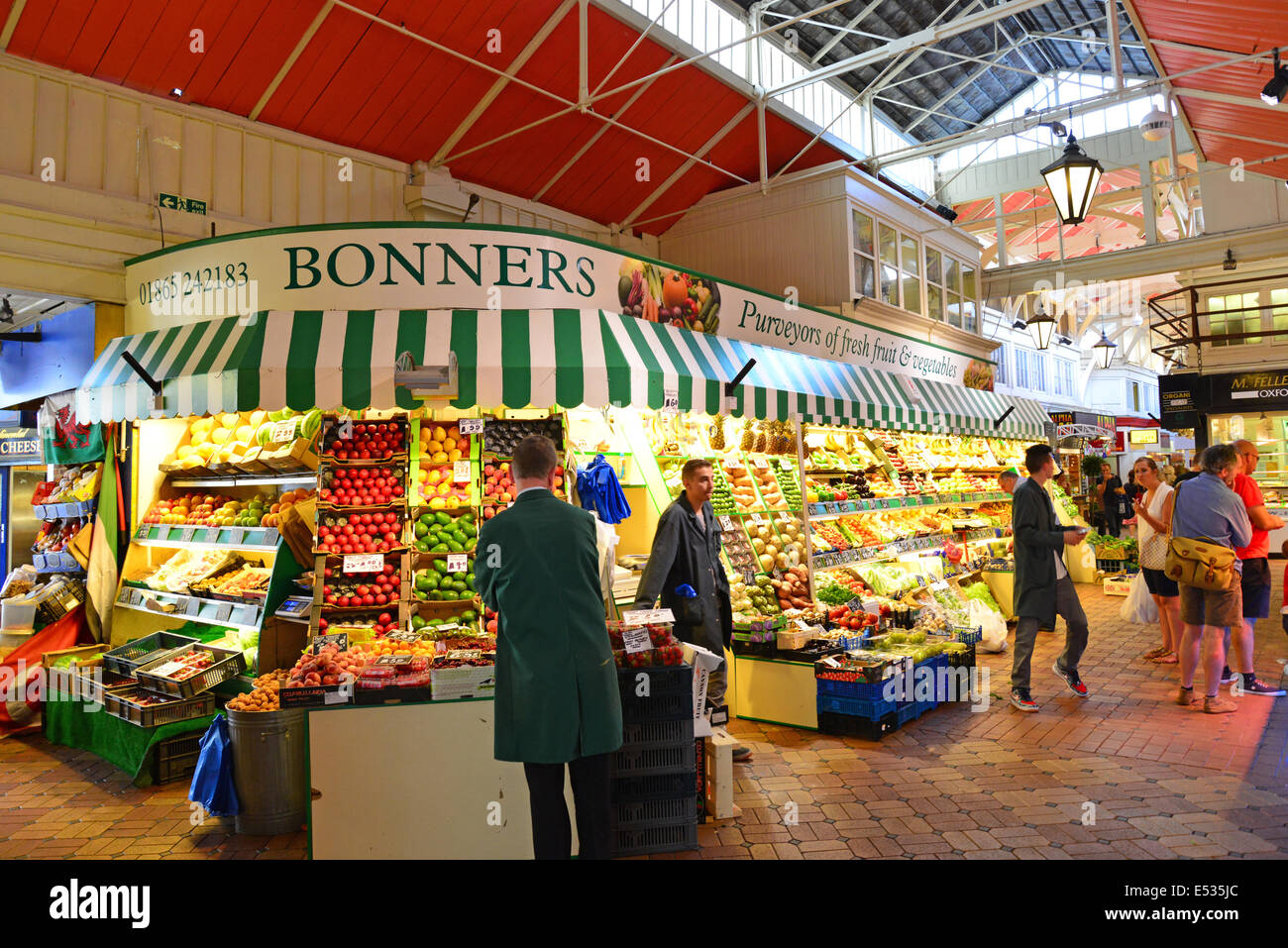 The 18th century Oxford Covered Market, High Street, Oxford ...