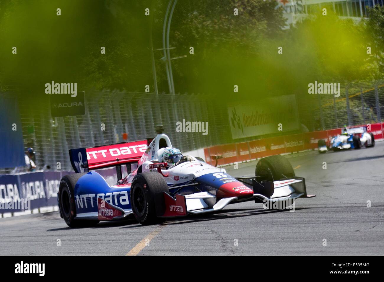 Toronto, Canada. 18th July, 2014. NTT Data Chip Ganassi Racing's ...