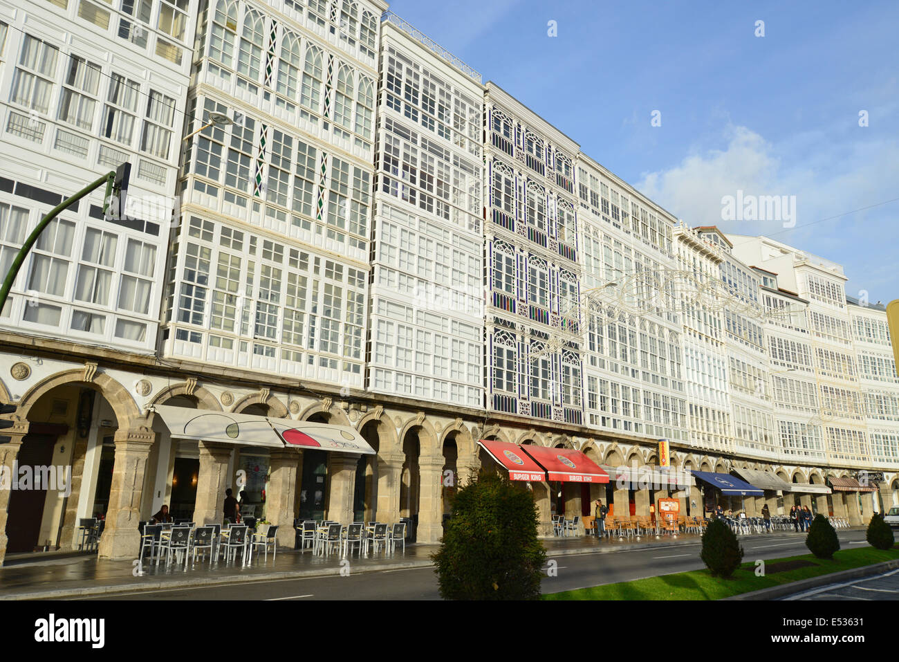 Spanish architecture windows and balconies hi-res stock photography and ...