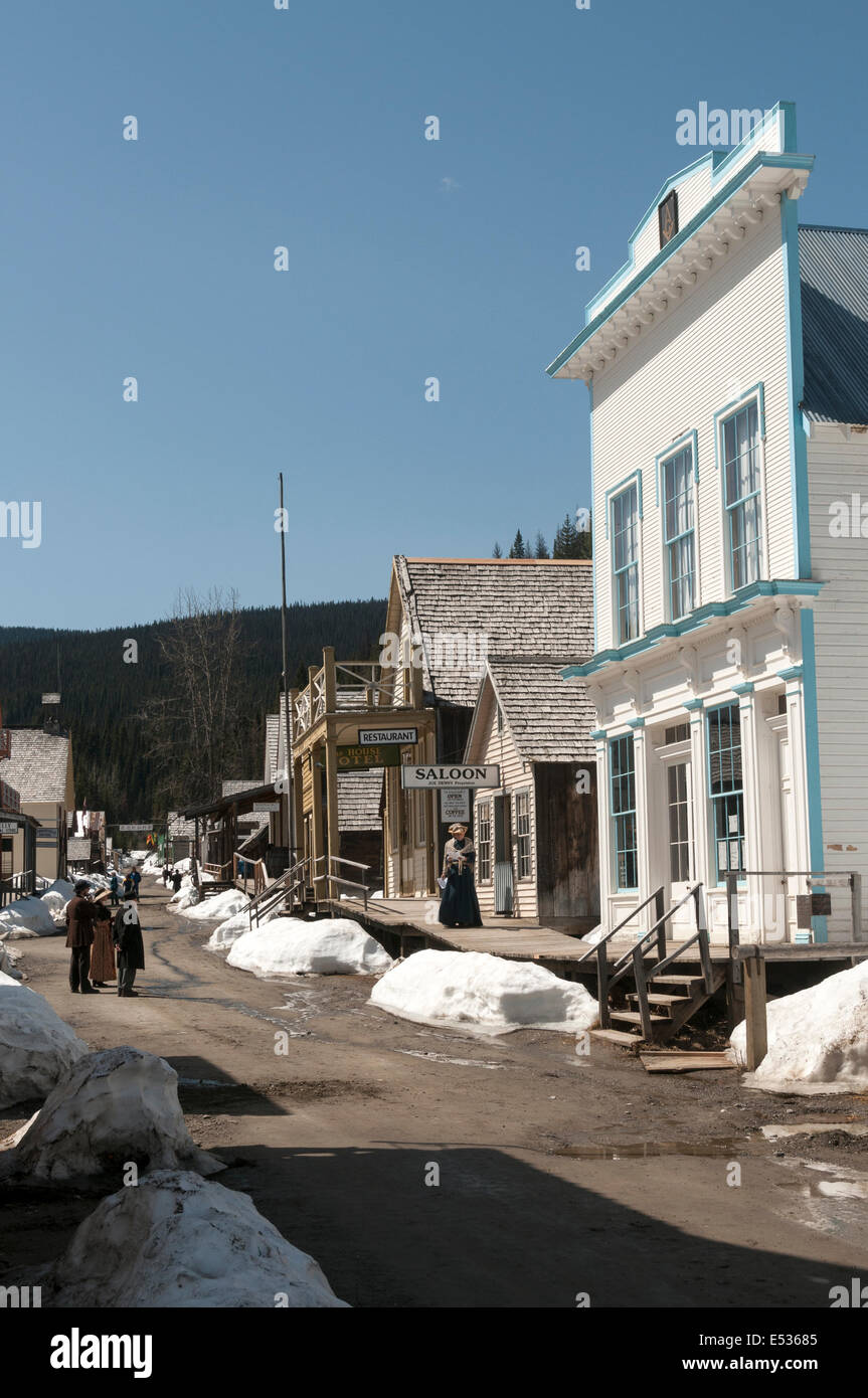 Elk203-3224v Canada, British Columbia, Barkerville Historic Town, Front ...