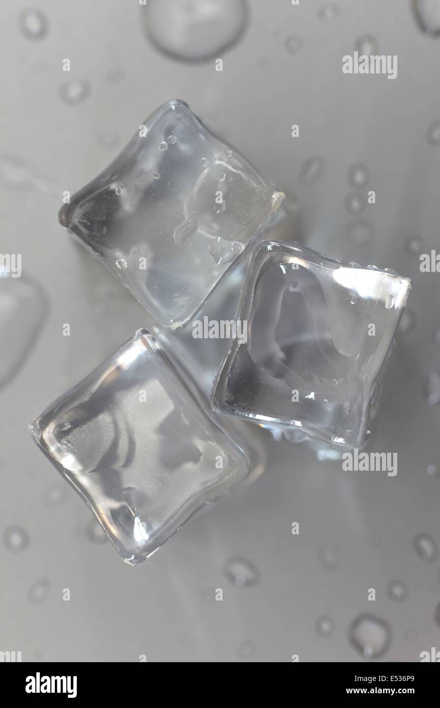 A close up shot of ice cubes Stock Photo - Alamy