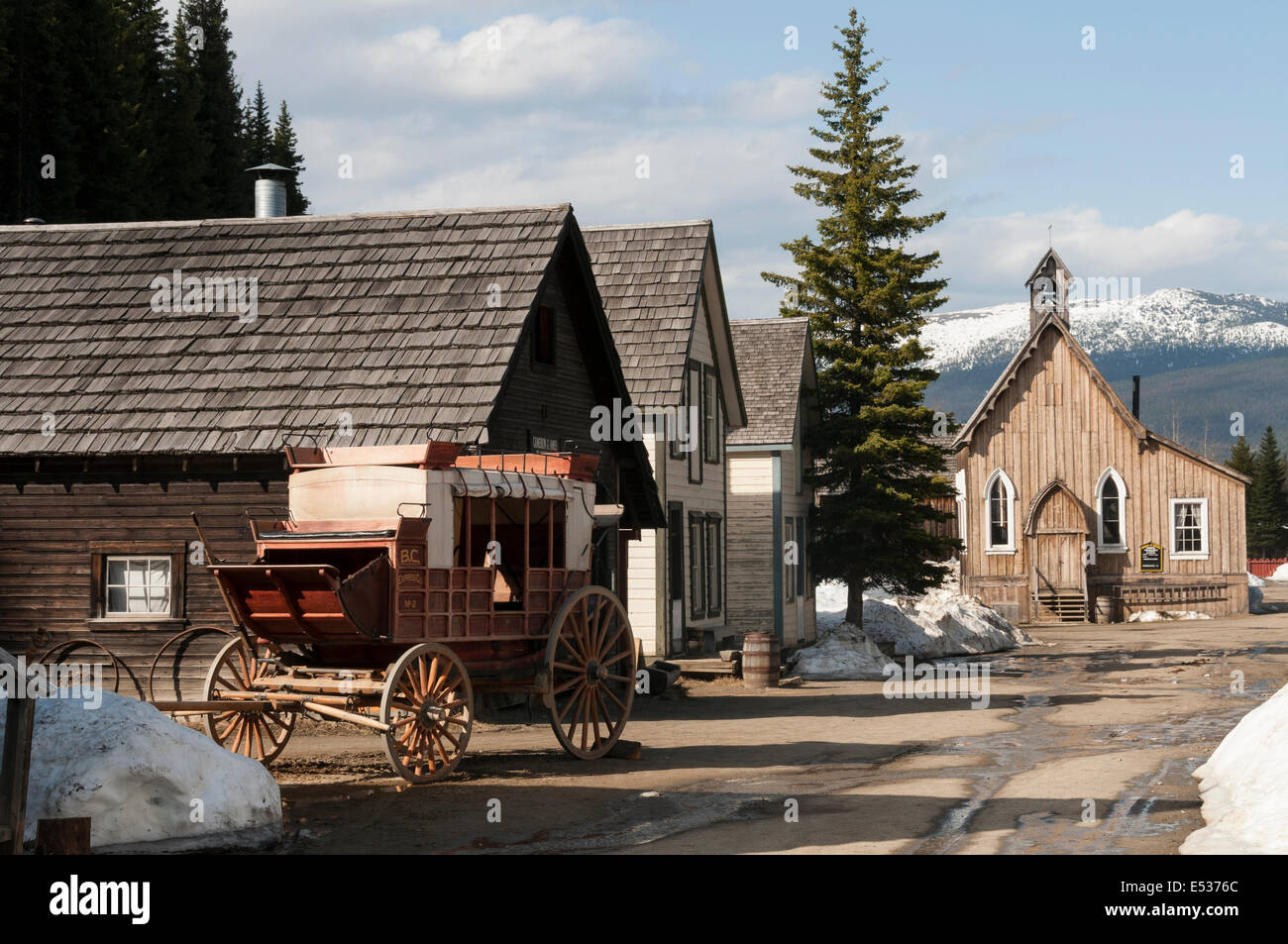 Elk203-3240 Canada, British Columbia, Barkerville Historic Town, Front ...