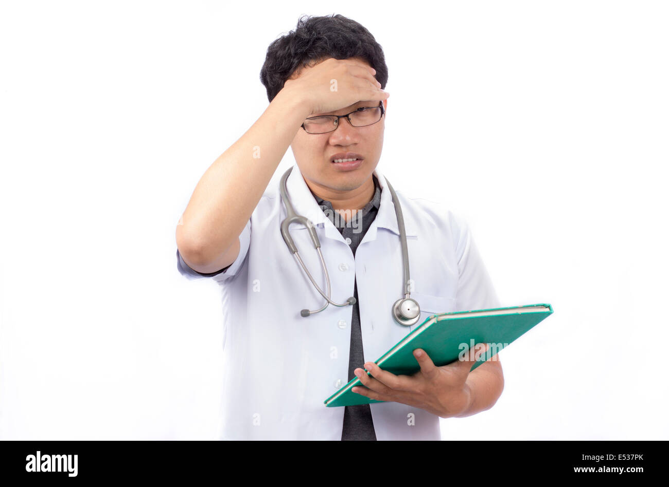 Medical doctor realizing mistake hi-res stock photography and images ...