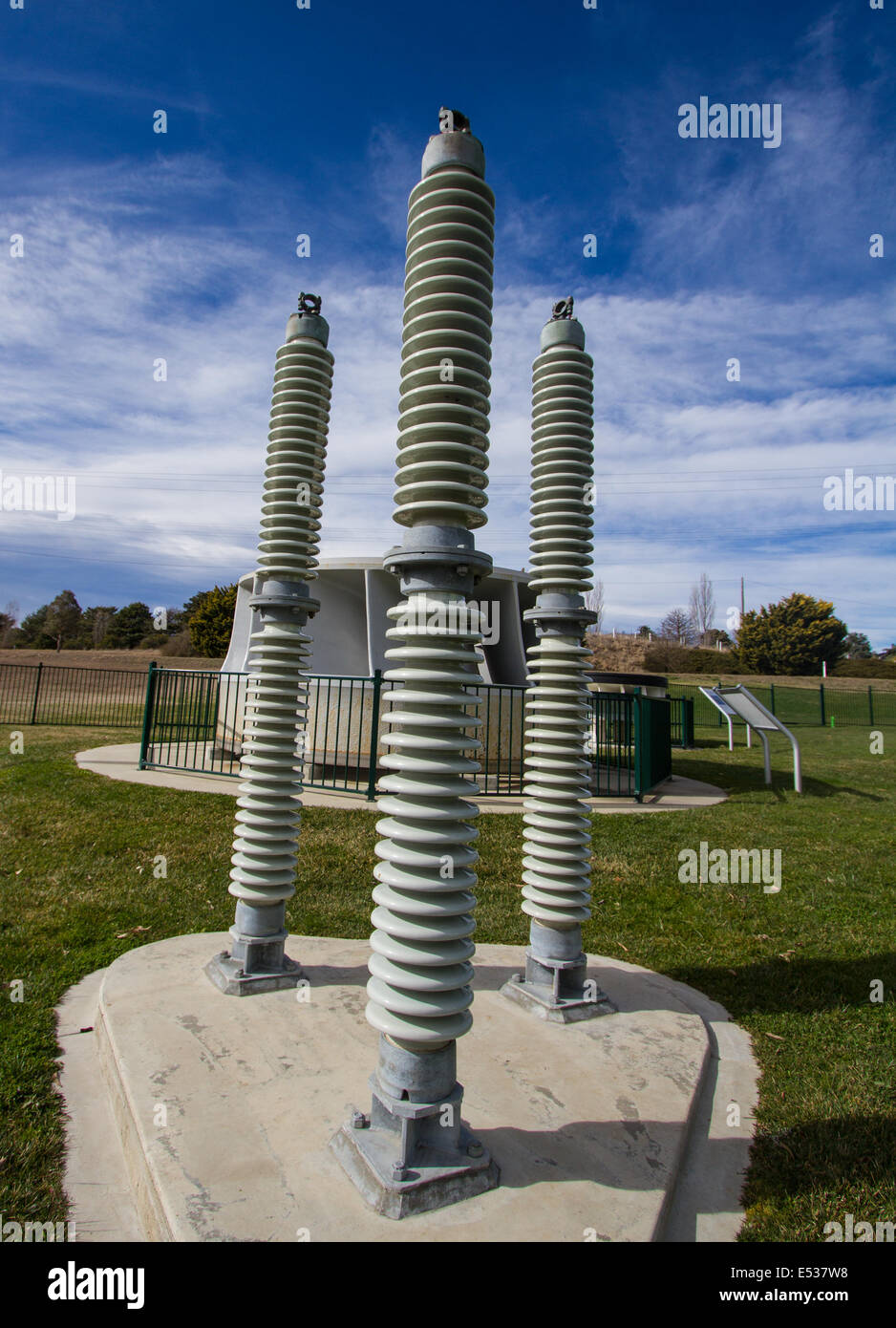 High-voltage power transformers Stock Photo - Alamy