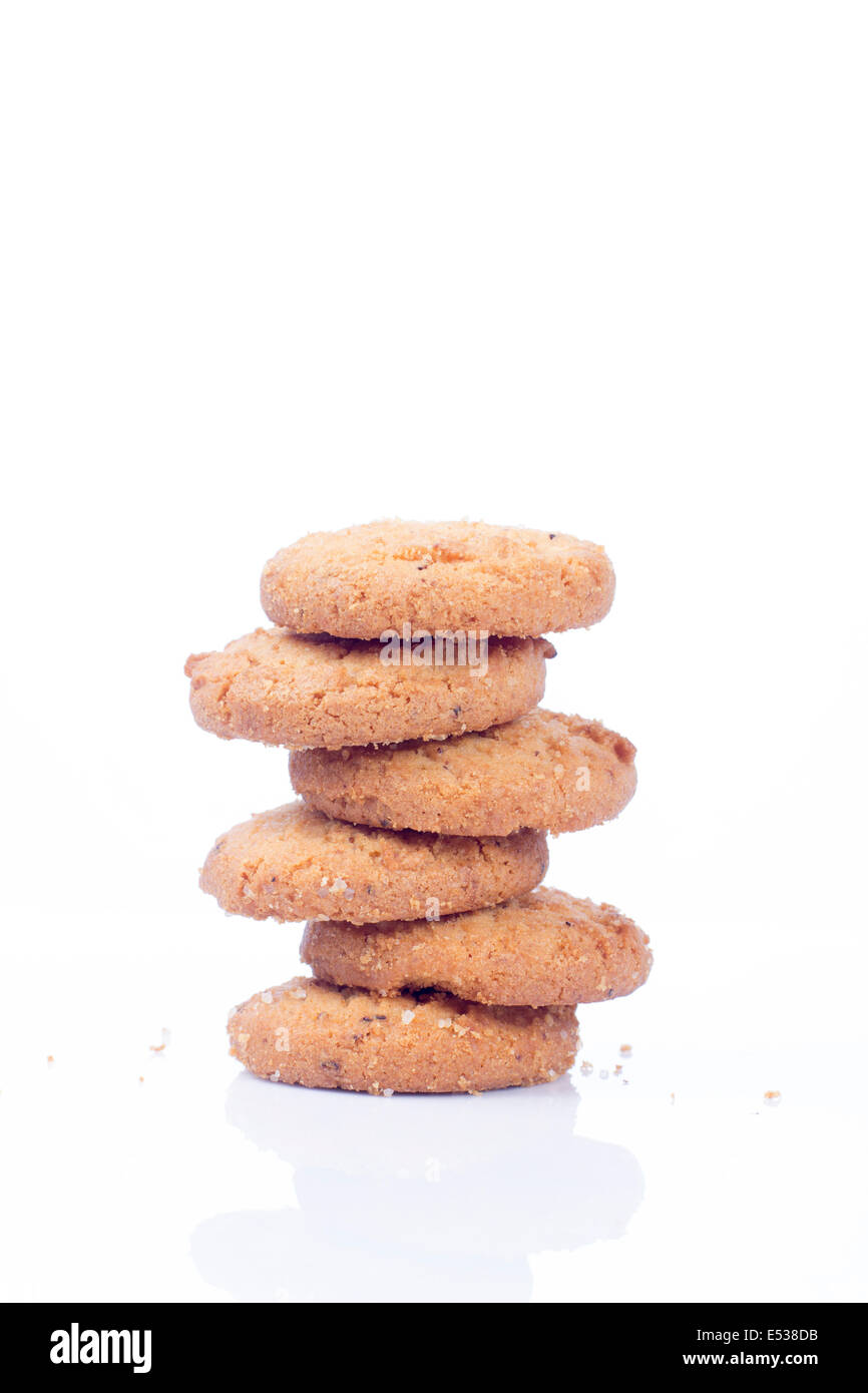 cookies isolated on white background Stock Photo - Alamy