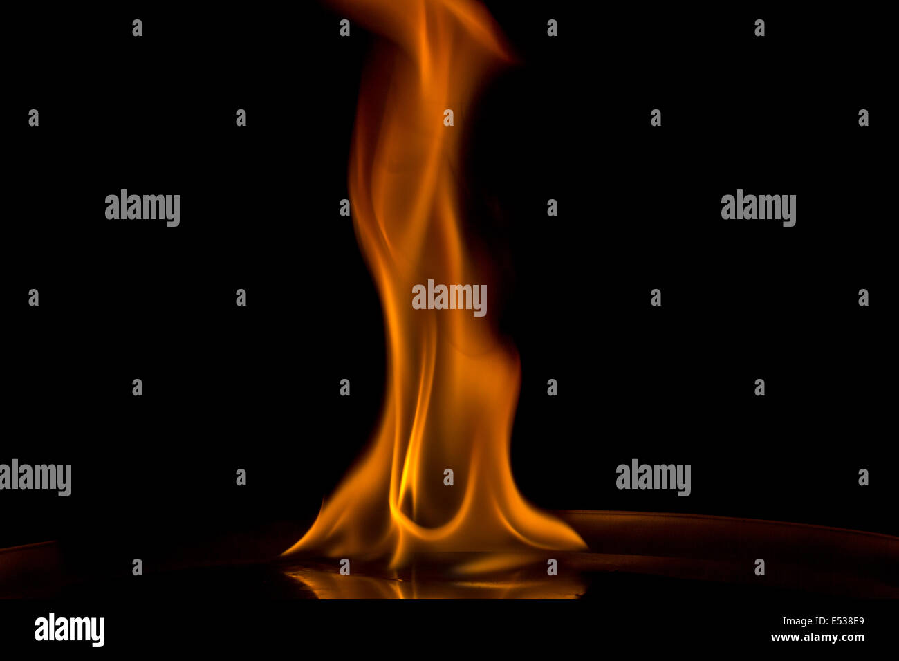 Fire flames on a background Stock Photo - Alamy