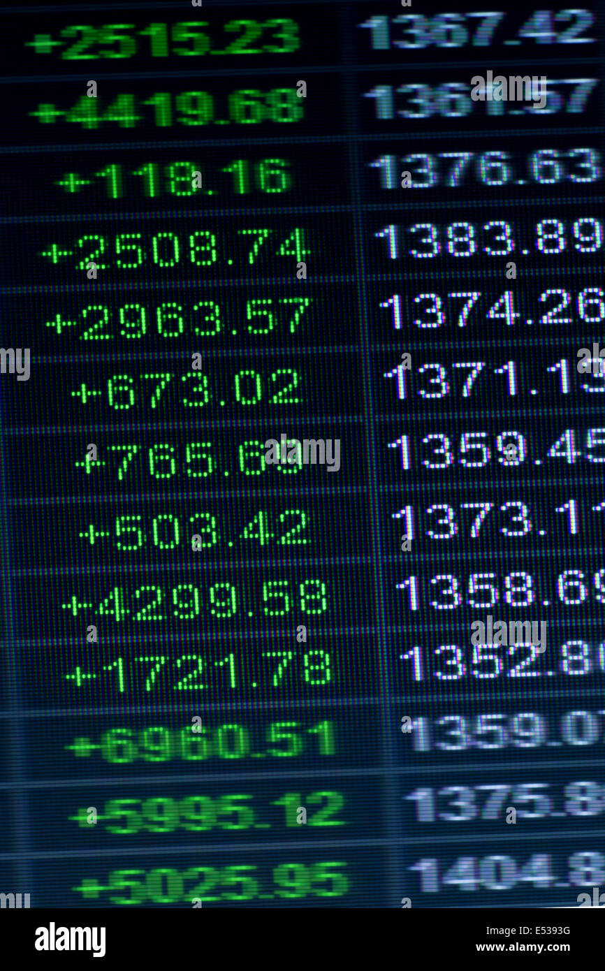 Electronic board showing price hi-res stock photography and images - Alamy