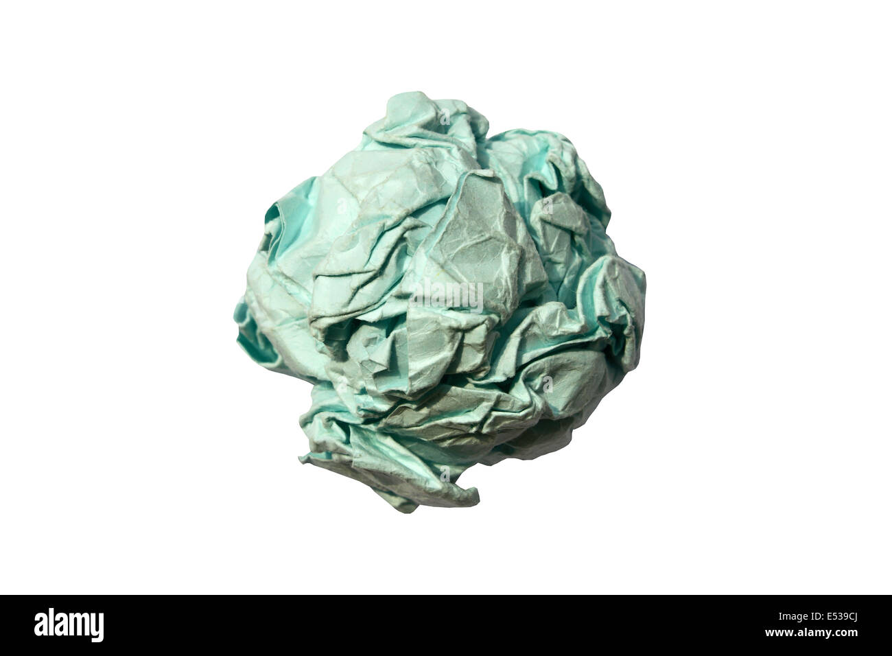 Sheet paper crumpled uneven Cut Out Stock Images & Pictures - Alamy