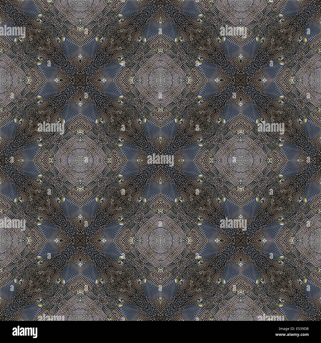Seamless pattern made from Great argus feathers texture background ...