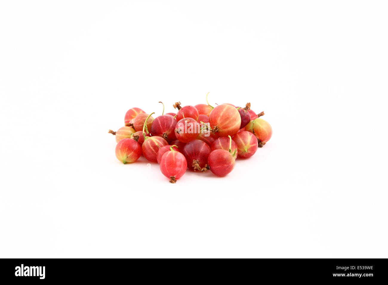 Gooseberry isolated on white background Stock Photo - Alamy