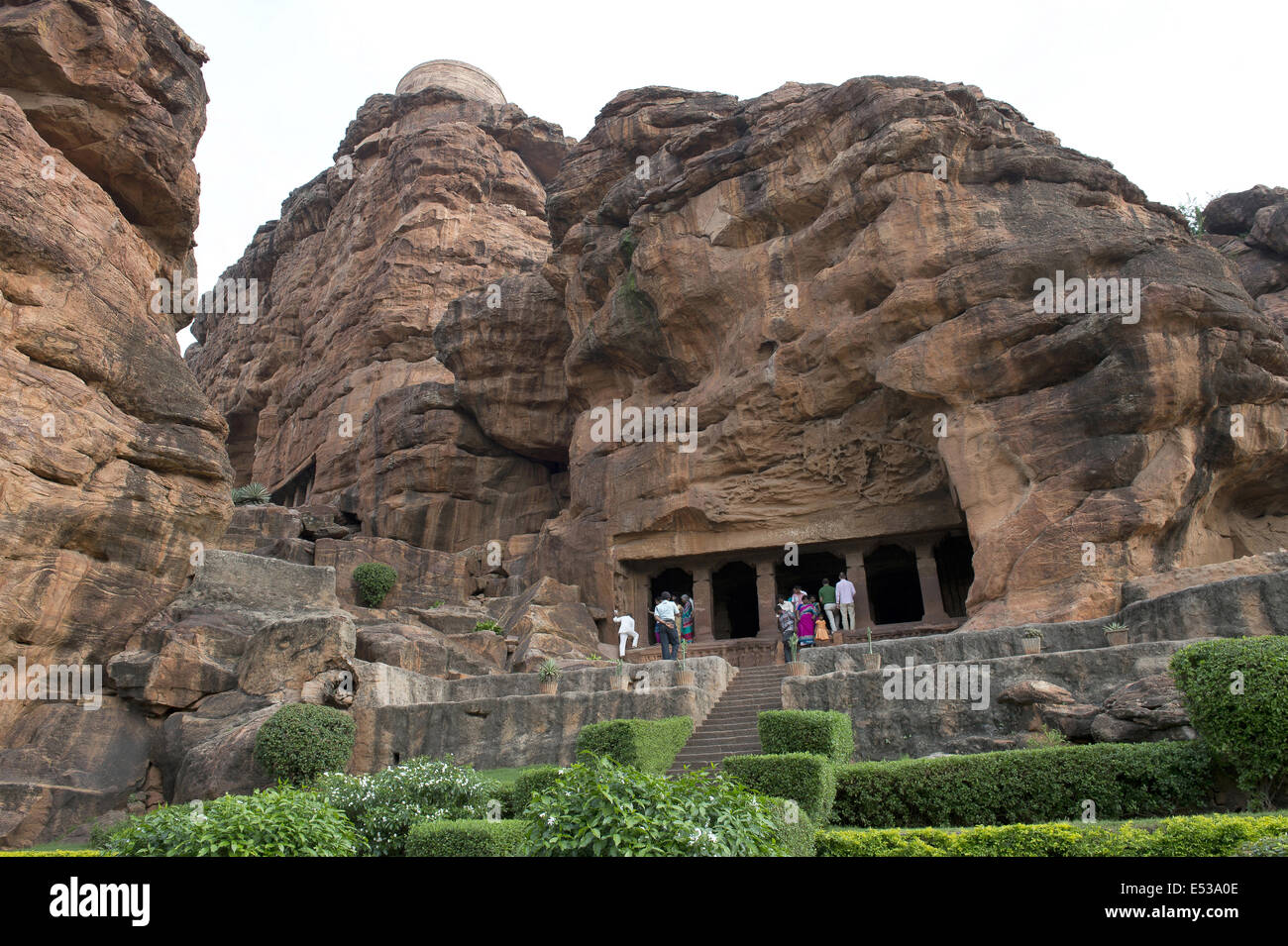 Cave 1 Entrance , Badami Caves, Bijapur district, Karnataka, India ...
