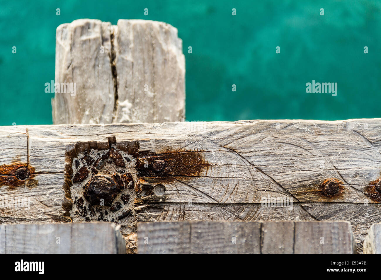 Wood dock texture hi-res stock photography and images - Alamy