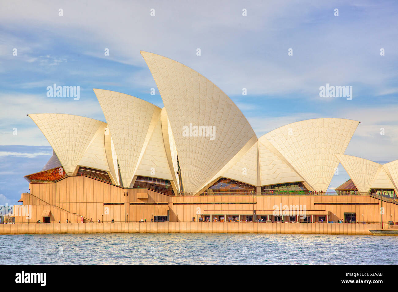 A side view of Sydney Opera House Stock Photo - Alamy