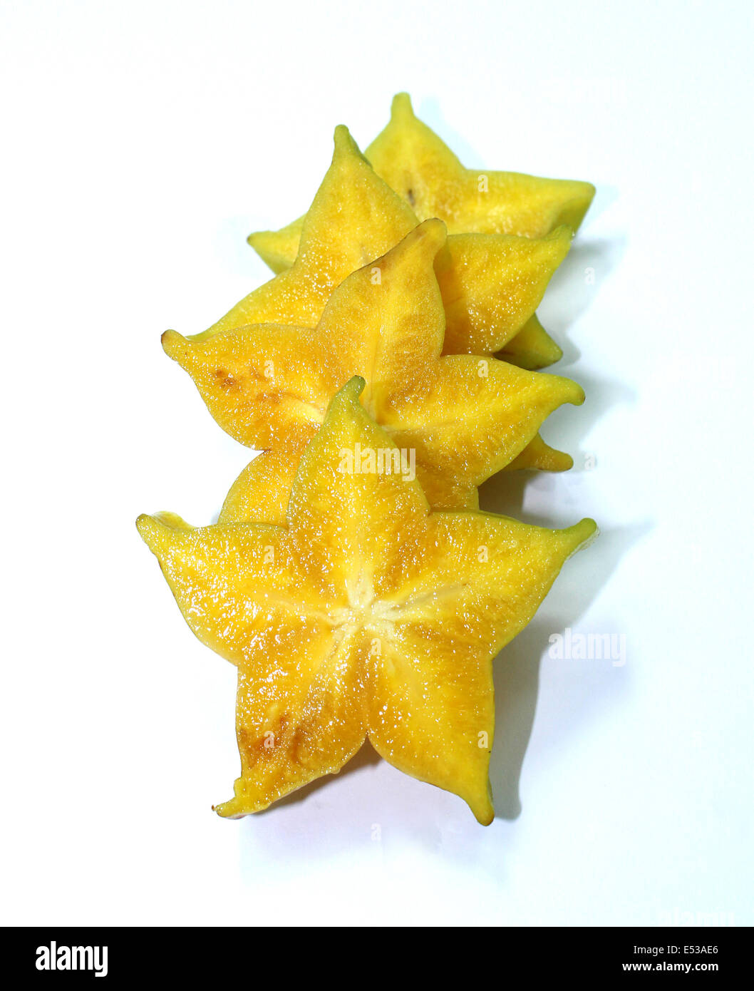 Star fruit and Star apple fruit food Stock Photo - Alamy