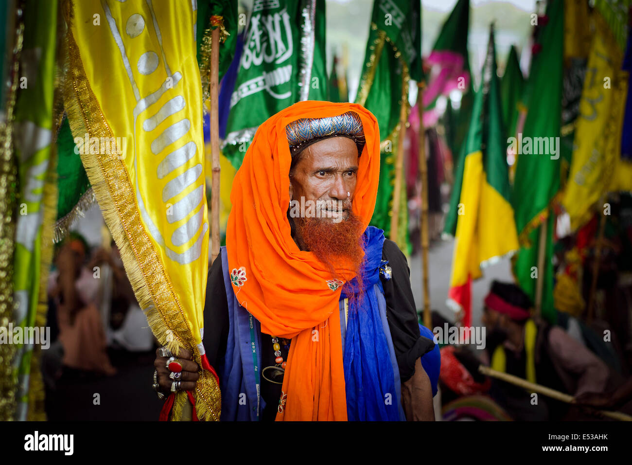 Sufi fakir, from annual pilgrimage to the tomb of Muslim Sufi saint ...