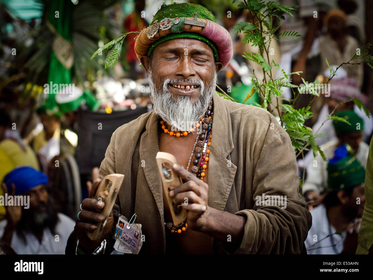 Sufi fakir, from annual pilgrimage to the tomb of Muslim Sufi saint ...