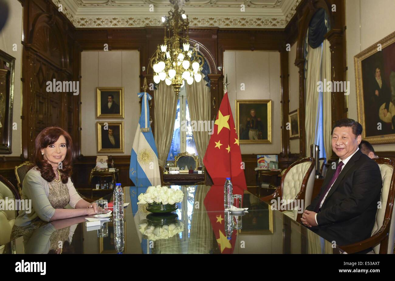 Buenos Aires, Argentina. 18th July, 2014. Chinese President Xi Jinping ... Buenos Aires, Argentina. 18th July, 2014. Chinese President Xi Jinping ...