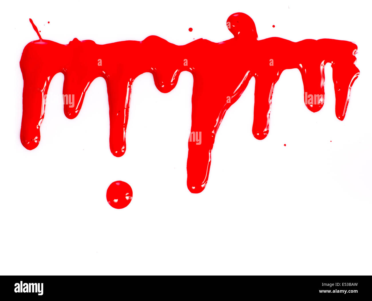Dripping blood Cut Out Stock Images & Pictures - Alamy