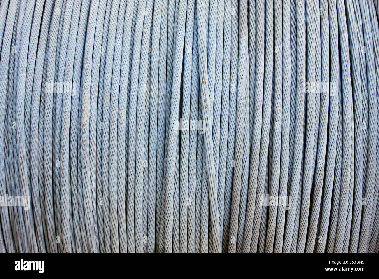 Steel wire cable background texture Stock Photo - Alamy