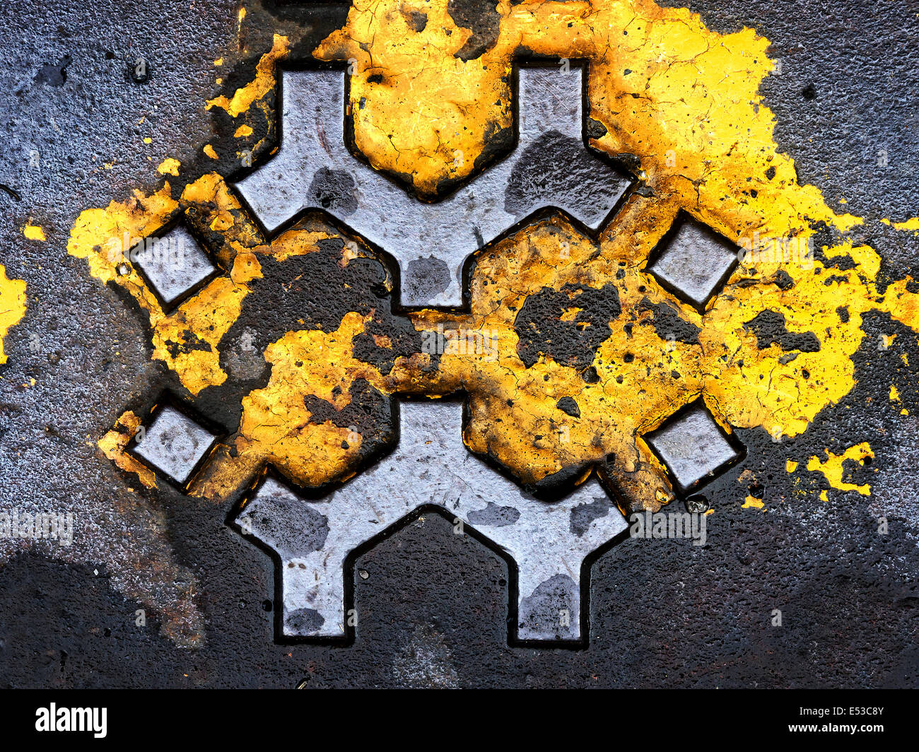 background with industrial textures on sewer Stock Photo - Alamy