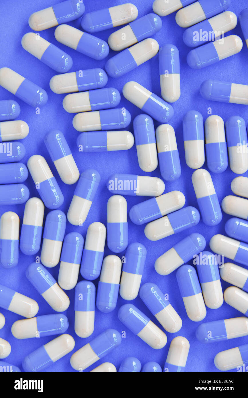 capsule pills background Stock Photo - Alamy