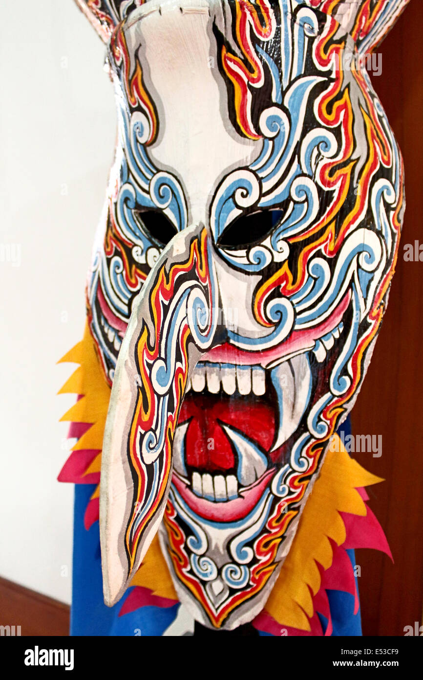 Phi Ta Khon Ghost mask in Ghosh Mash Festival Phi Ta Khon festival at ...