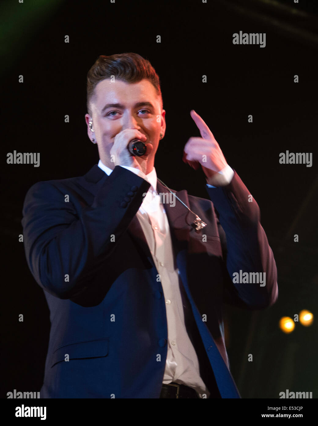 Sam Smith preforming at Somerset House in London as part of the ...