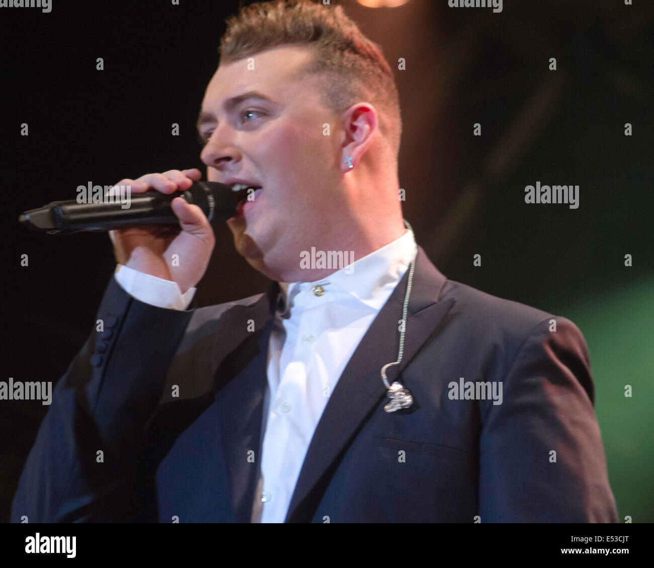 Sam Smith preforming at Somerset House in London as part of the ...