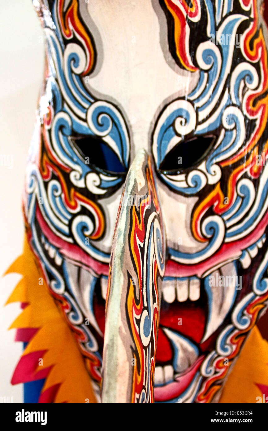 Phi Ta Khon Ghost mask in Ghosh Mash Festival Phi Ta Khon festival at ...