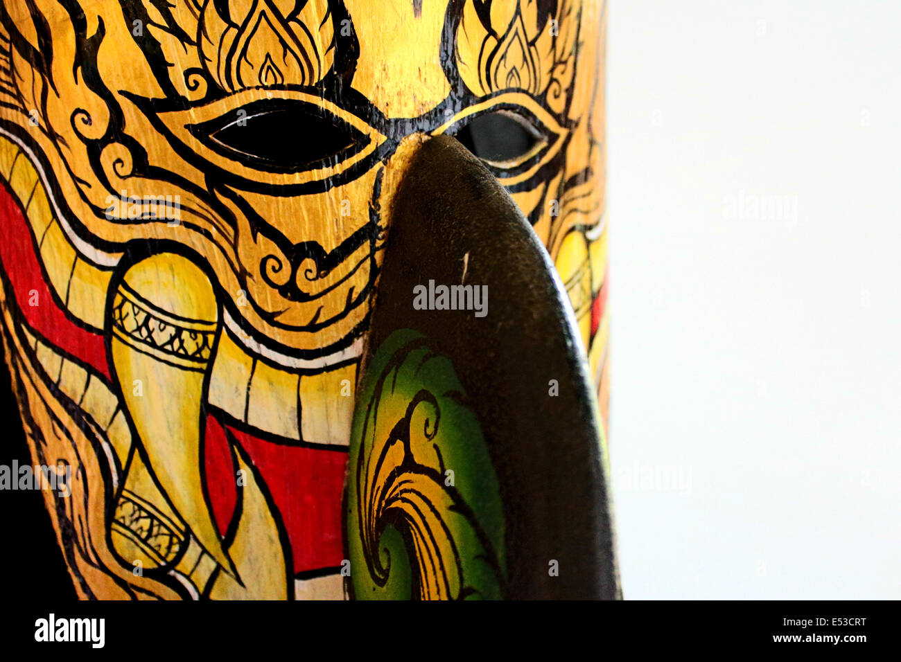 Phi Ta Khon Ghost mask in Ghosh Mash Festival Phi Ta Khon festival at ...