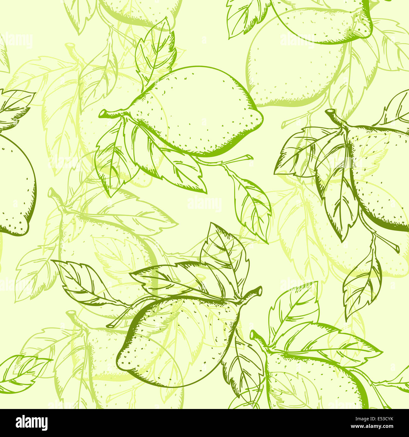 lemon seamless pattern Stock Photo - Alamy