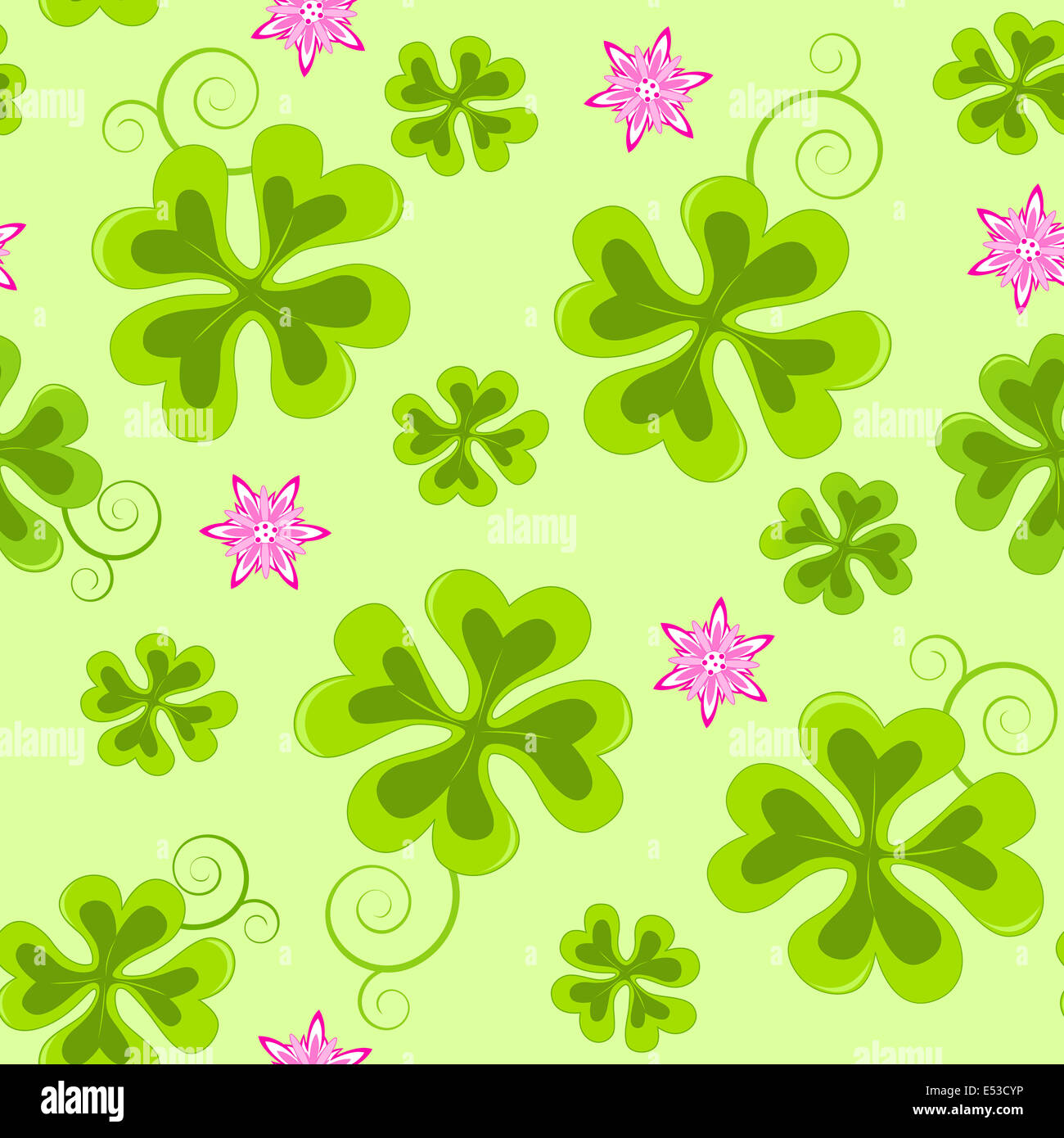 Four leaf clover and flower hi-res stock photography and images - Alamy