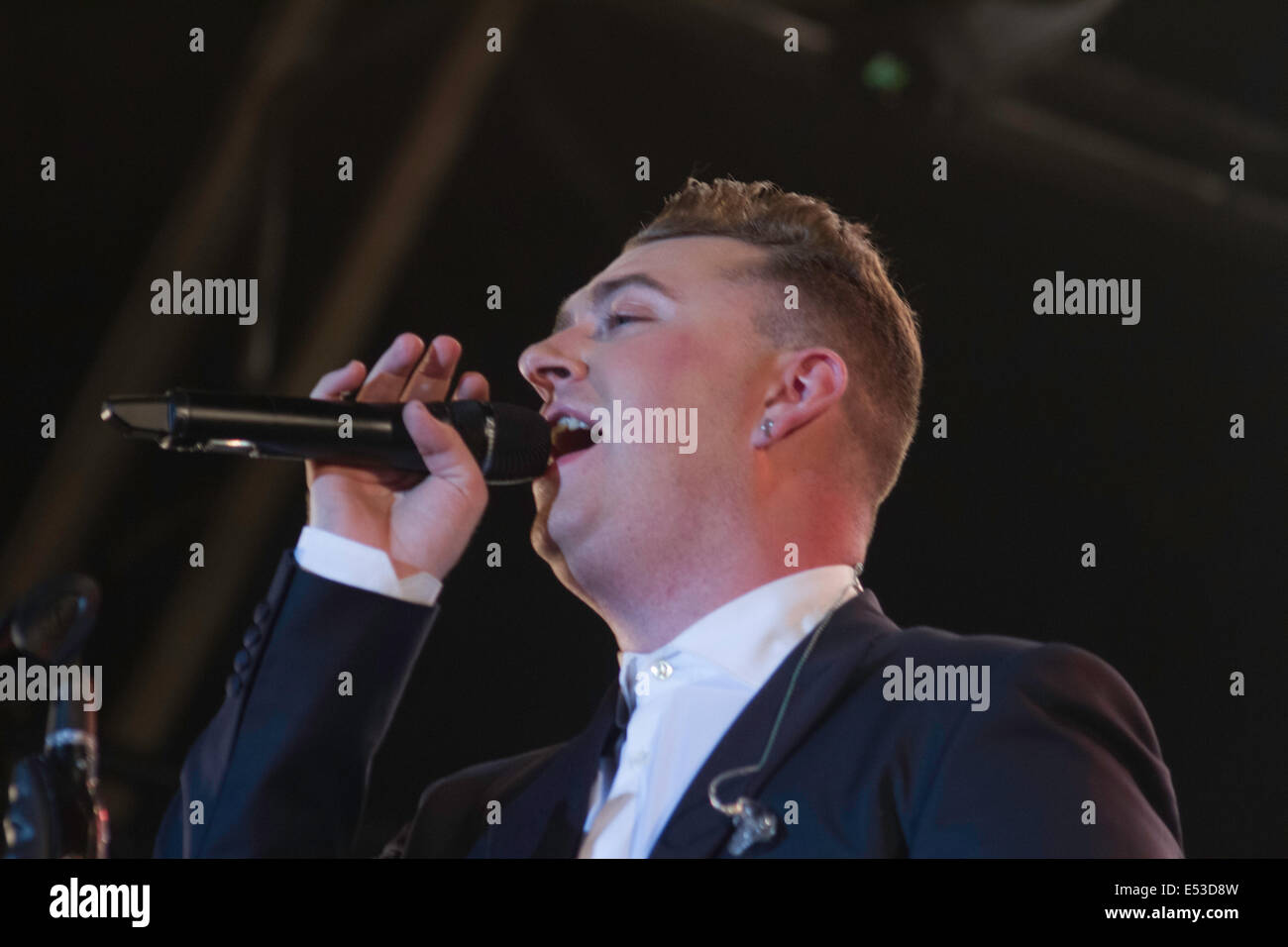 Sam Smith preforming at Somerset House in London as part of the ...