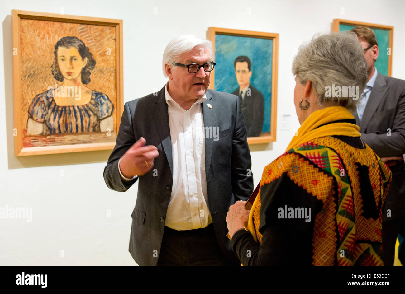 Mexico City, Mexico. 18th July, 2014. Marlene Ehrenberg Enriquez (R ...