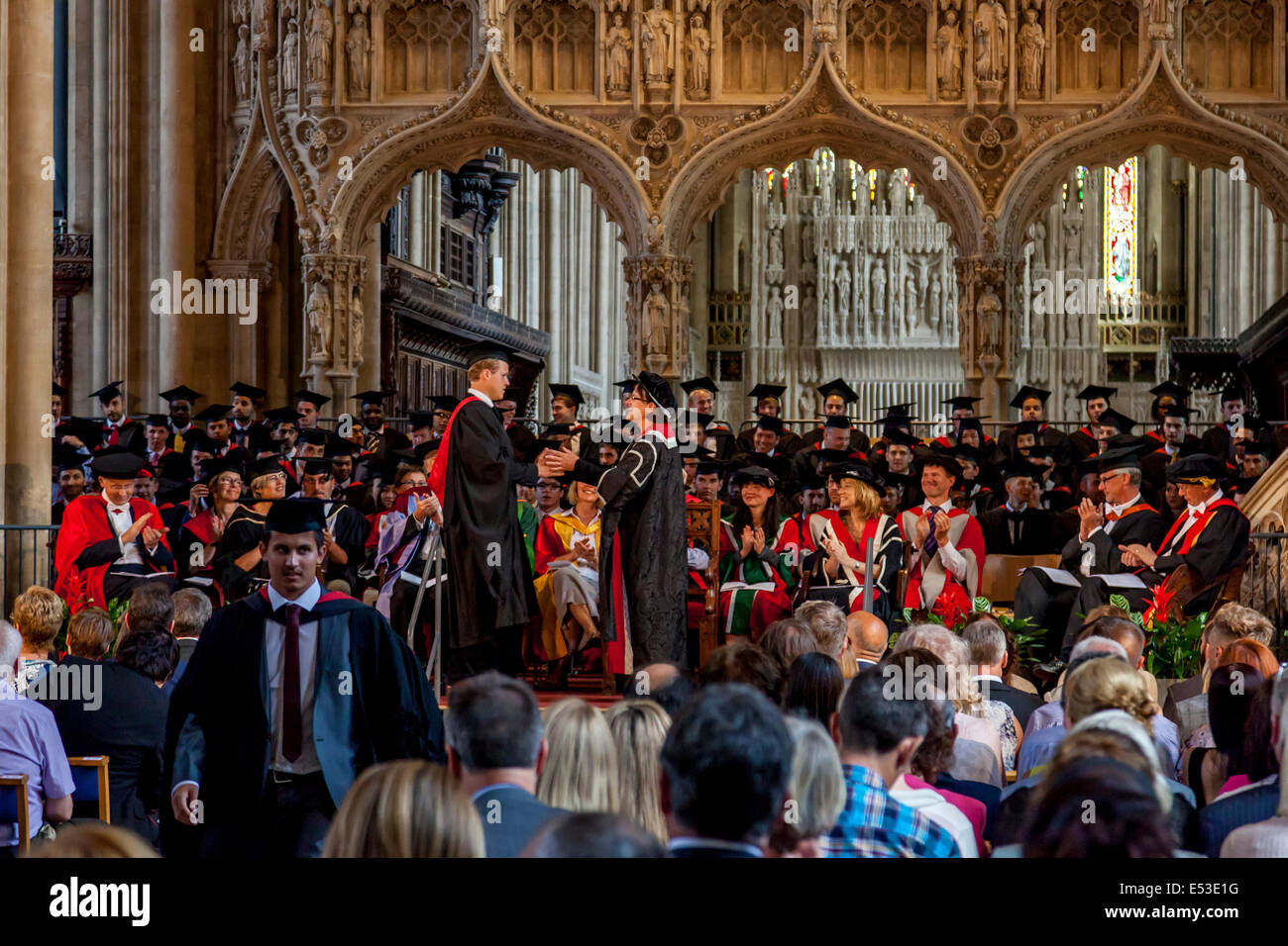 Student Daniel Rooney Accepting His Award For A First Class Degree In ...