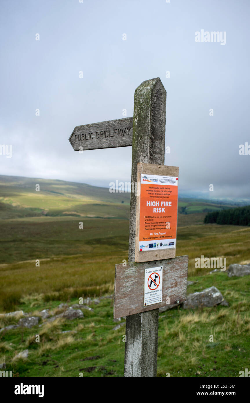 Fire warning signs hi-res stock photography and images - Alamy