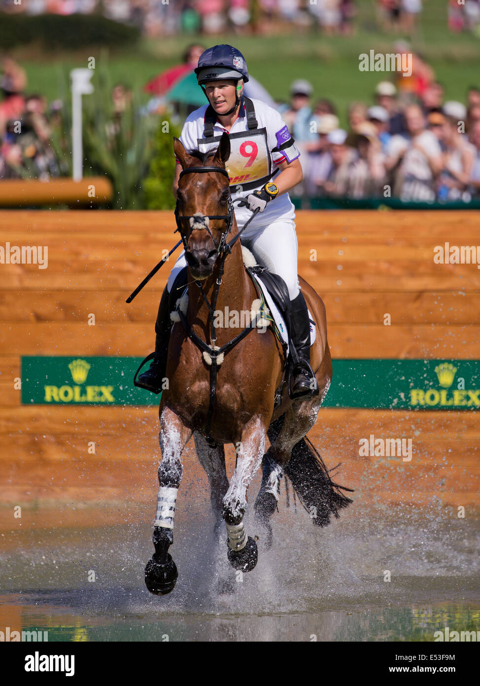 Aachen, Germany. 19th July, 2014. British rider Zara Phillips on her ...