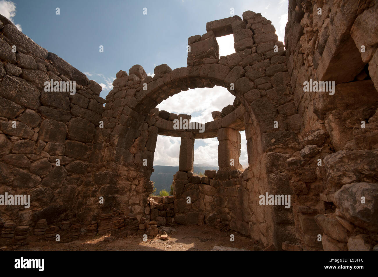 Ancient ruins of Arykanda, Turkey Stock Photo - Alamy