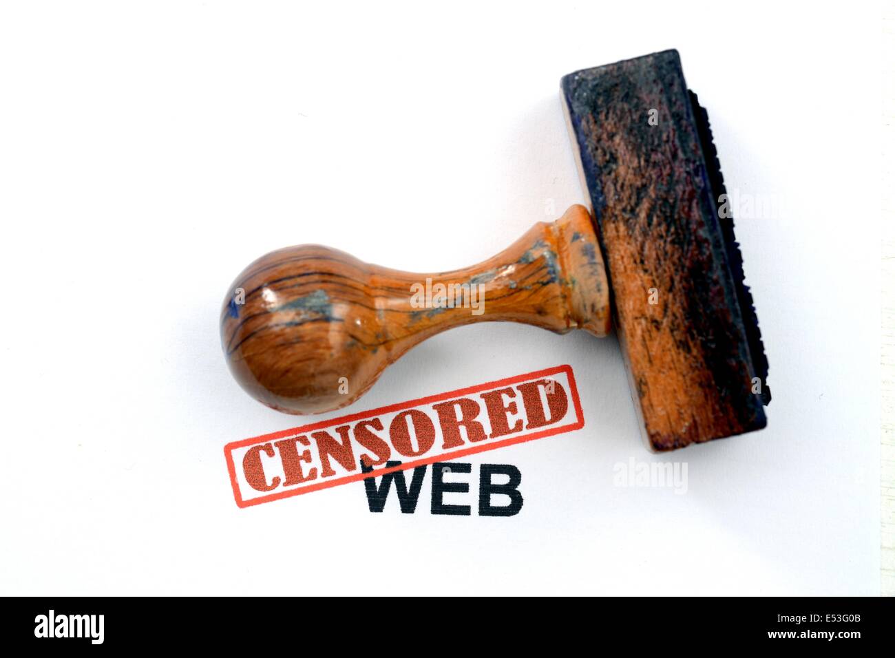 Network censor Cut Out Stock Images & Pictures - Alamy