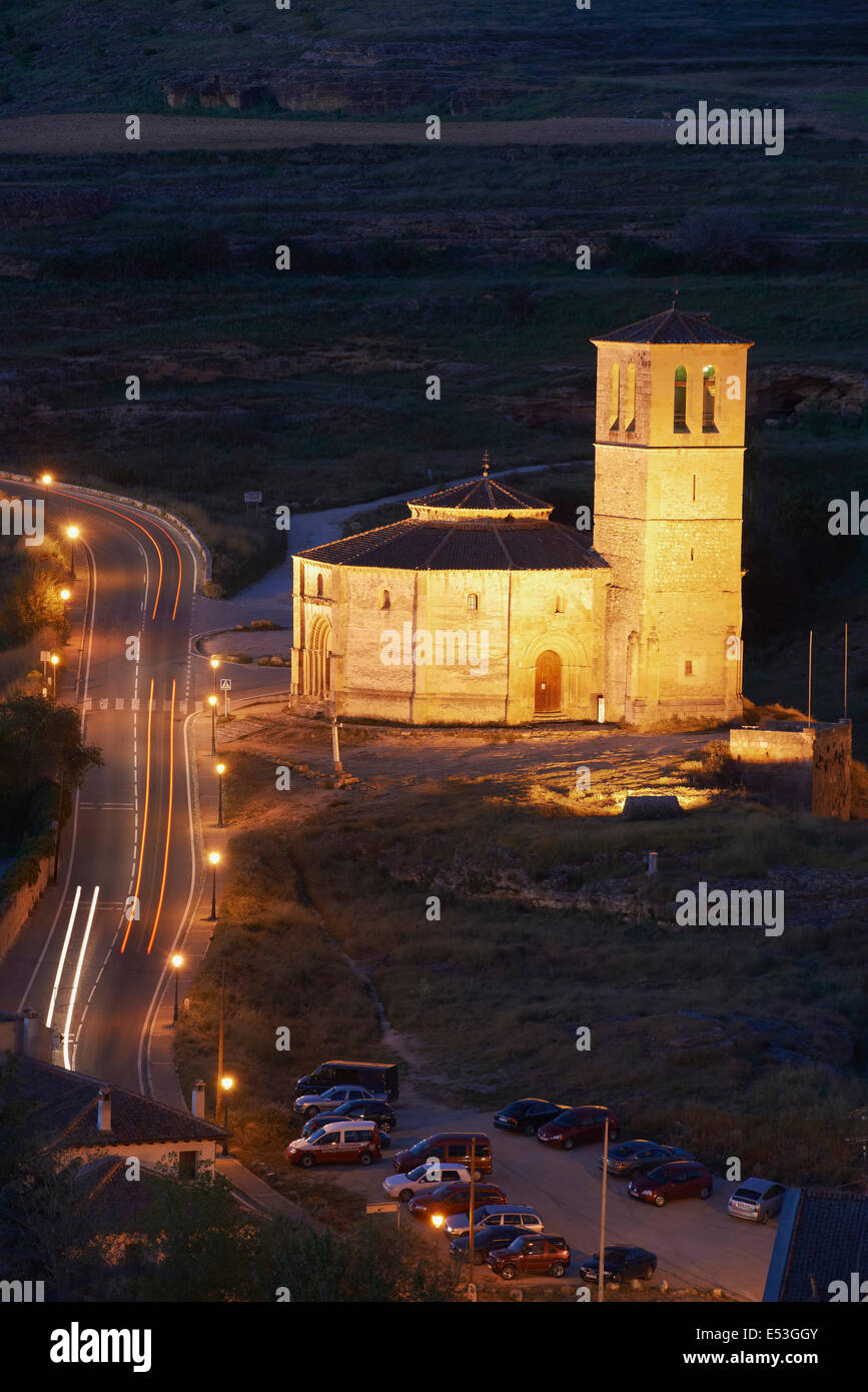 Templar church of the Vera Cruz, Zamarramala. Segovia, Spain Stock ...