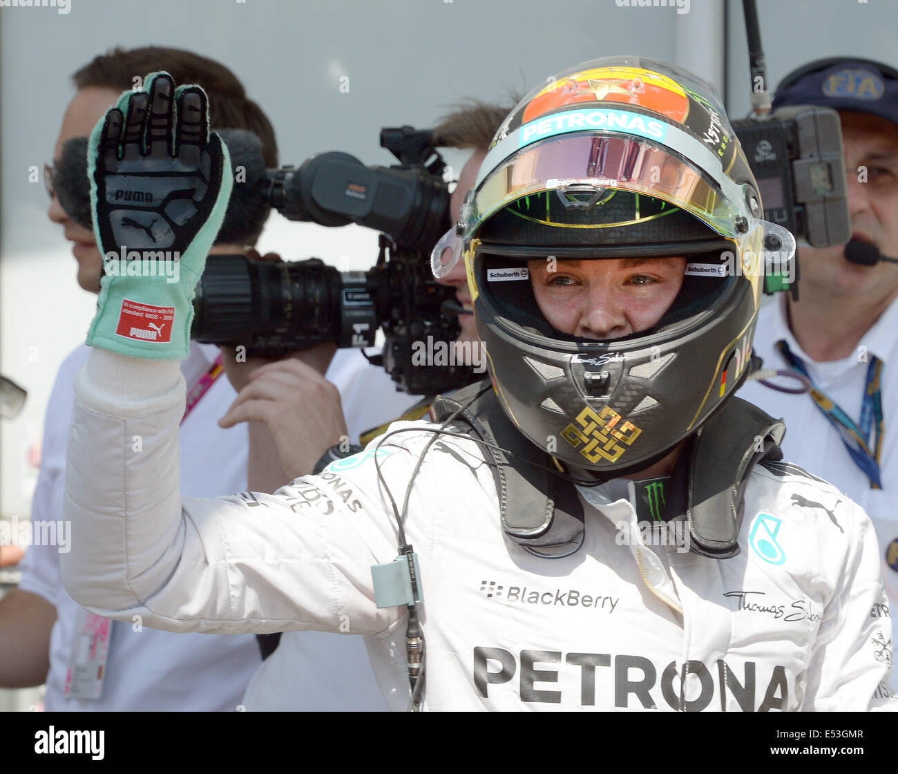 Hockenheim, Germany. 19th July, 2014. German Formula One racing driver ...