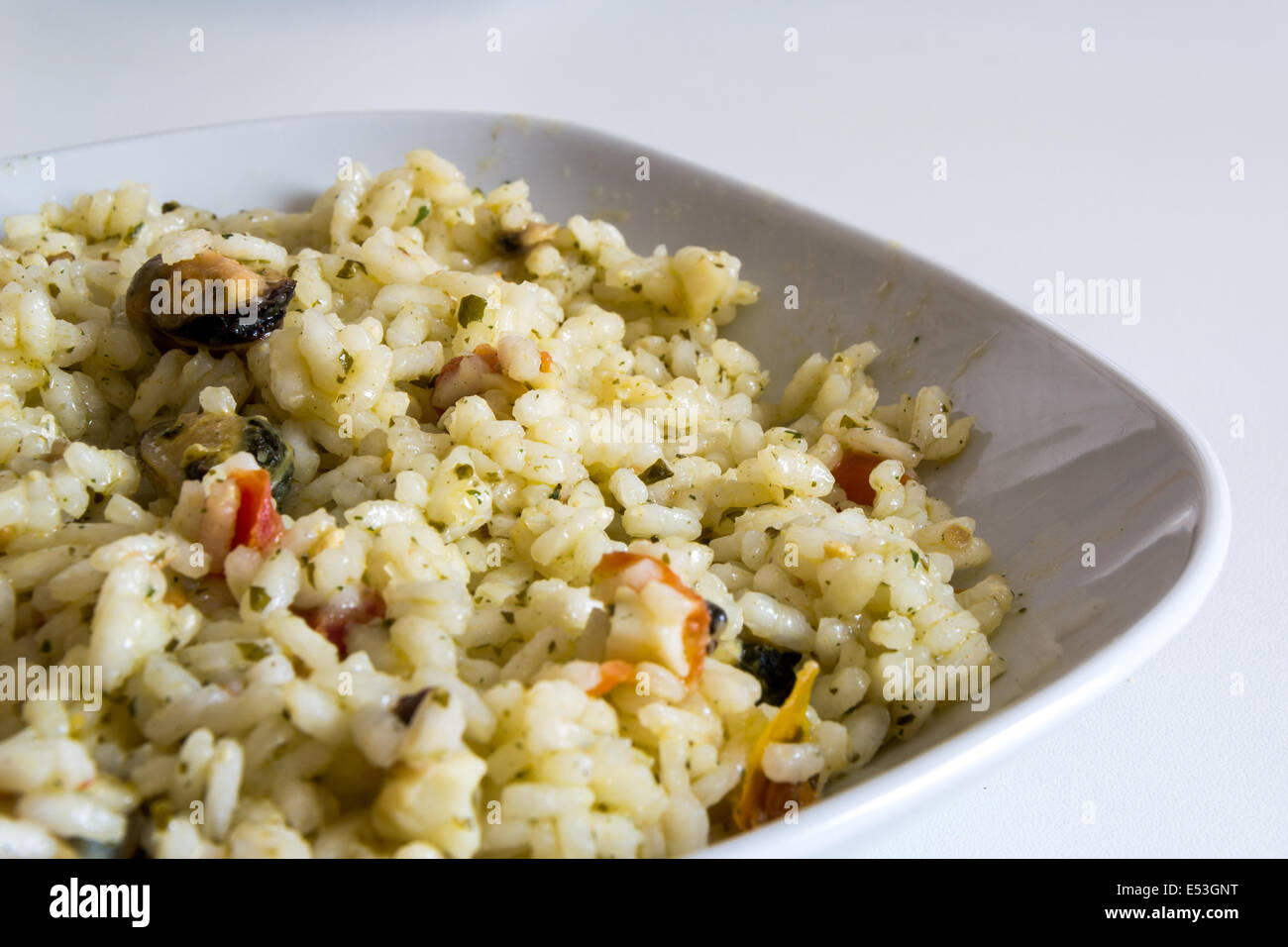 Seafood risotto hi-res stock photography and images - Alamy