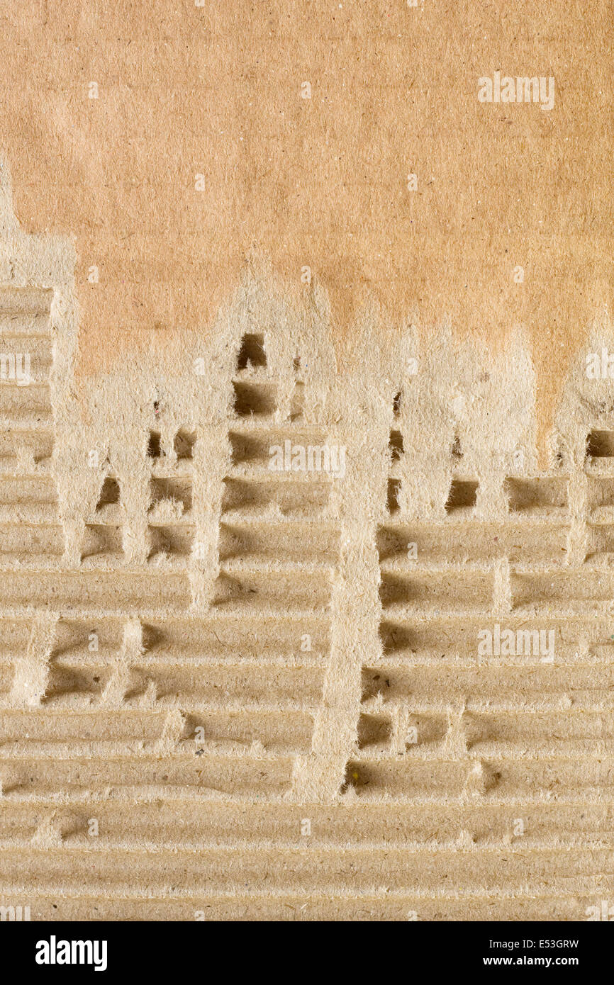 Corrugated Cardboard background texture Stock Photo - Alamy