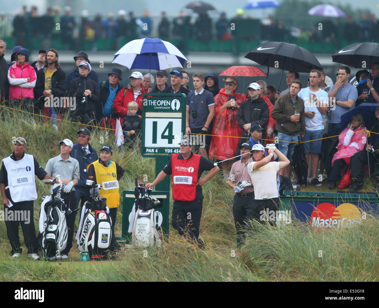 DAVID HEARN GRAEME MCDOWELL & BRITISH OPEN GOLF CHAMPIONSHIP ROYAL ...