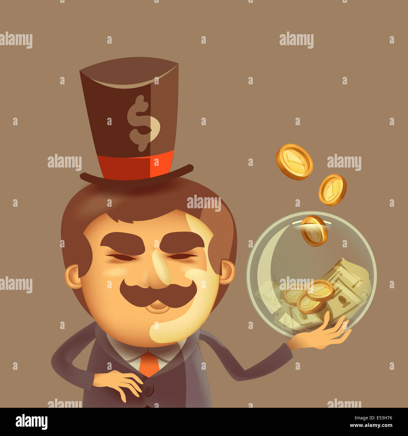 Banker. Vector format Stock Photo - Alamy