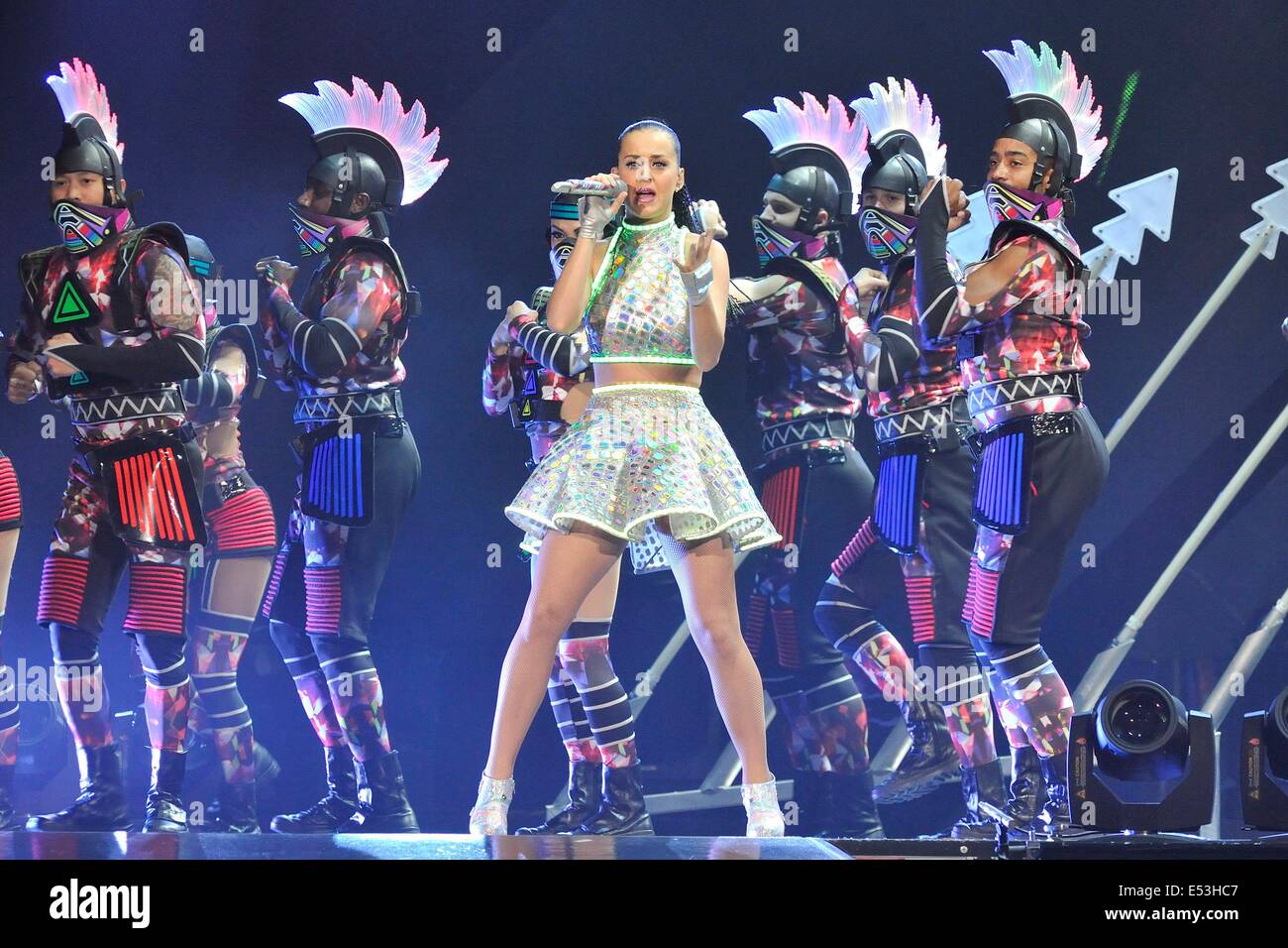Toronto, ON. 18th July, 2014. Katy Perry on stage for The Prismatic ...