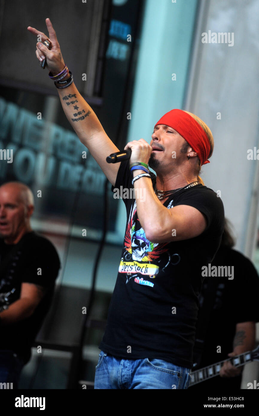 New York, NY, USA. 18th July, 2014. Singer/TV personality Bret Michaels ...
